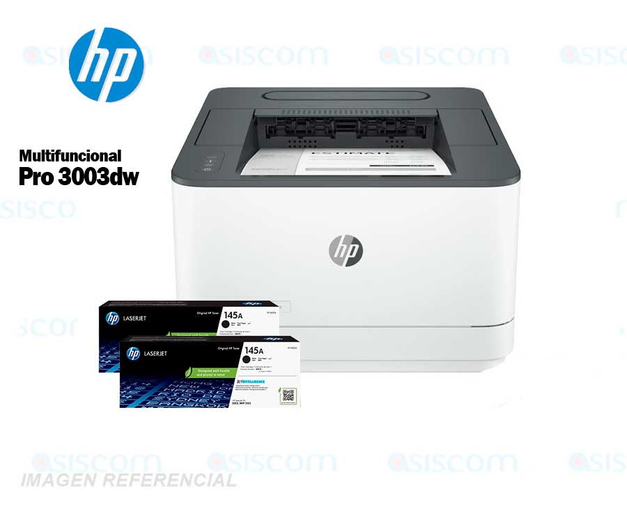 Impresora HP LaserJet Pro 3003DW 35ppm USB|RED|WiFi