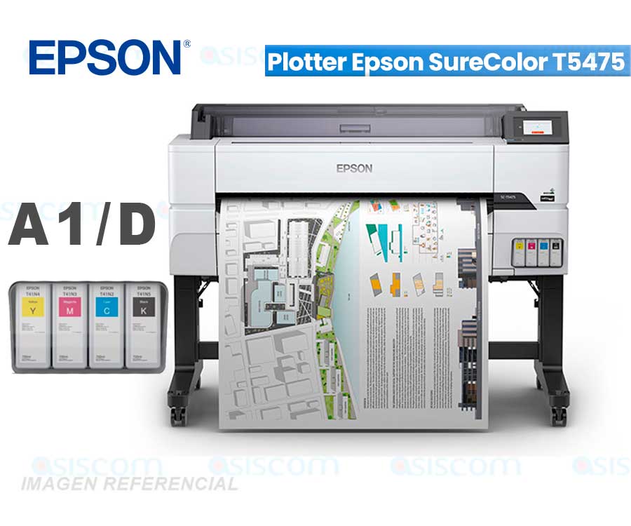 Plotter Epson SureColor T5475 36" Gran formato WiFi